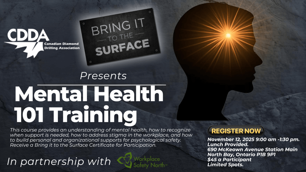 Register- Bring it to the Surface Mental Health 101 - CDDA