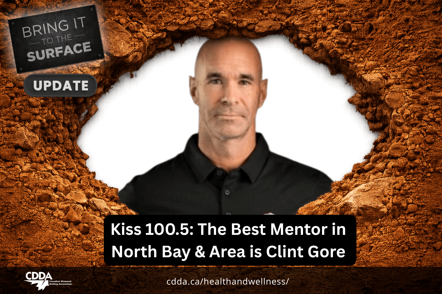 KiSS 100.5 North Bay Names Bring it to the Surface Speaker Clint Gore ...